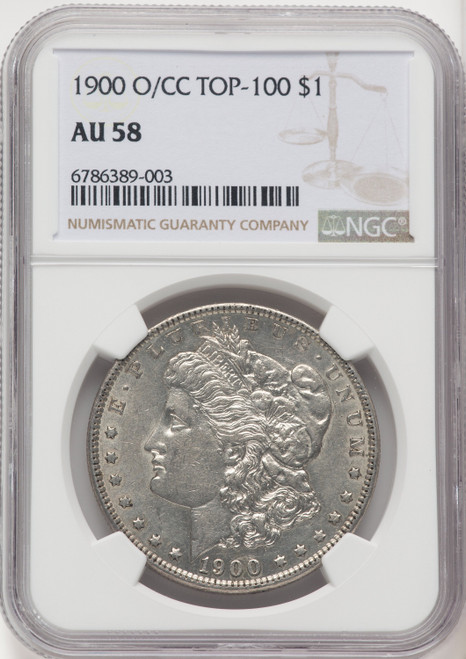 1900-O/CC Morgan Dollar NGC AU58 - LCR Coin