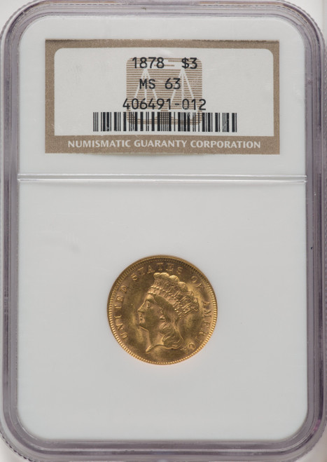 $3 Three Dollar Gold Coin | LCR Coin