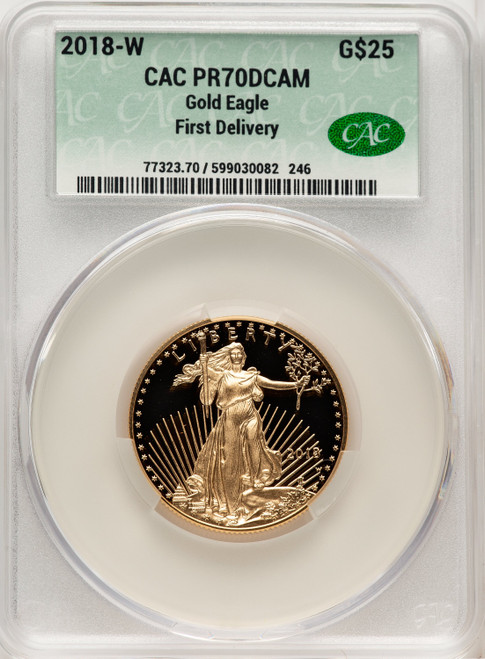 2018-W Gold American Eagle 4-Coin Set CACG PR70 | LCR Coin