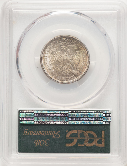 1874-S 25C ARROWS Seated Quarter PCGS MS67 - LCR Coin