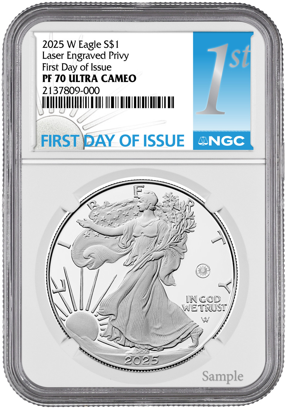 Laser Privy Silver Eagles | LCR Coin