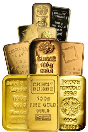 100 gram Gold Bar Various Brands Hallmark Varies | LCR Coin