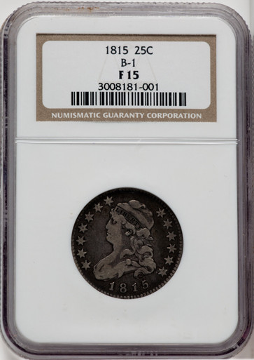 1815 25C B-1 Bust Quarter NGC 15 - LCR Coin