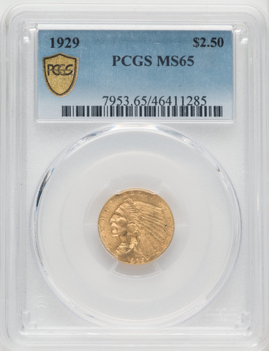 1929 $2.50 Indian Quarter Eagle PCGS MS65 (770582020) - LCR Coin