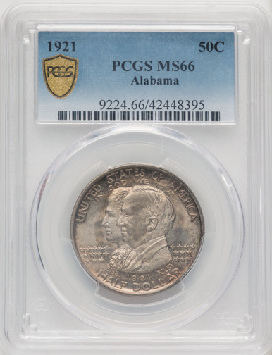 1921 50C Alabama Commemorative Silver PCGS MS66 (771110007) - LCR Coin