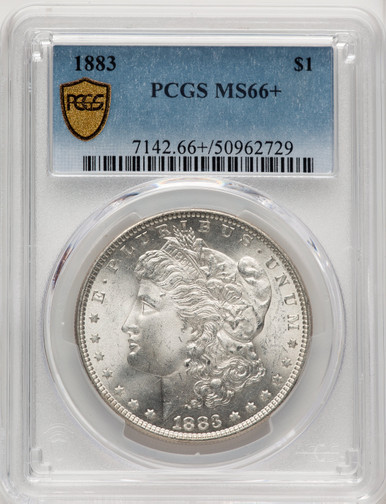 1883 Morgan Dollar PCGS MS66+ - LCR Coin