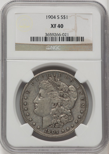 1904-S Morgan Dollar NGC XF40 - LCR Coin