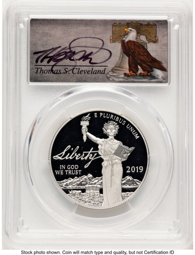 2019-W Proof Platinum Eagle 1 oz FDI Thomas Cleveland Bell PCGS PR70 ...