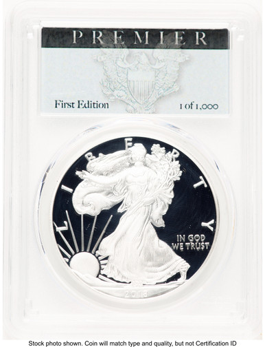 2018-S Proof Silver Eagle Limited Edition Proof Set 1 oz Premier Label ...