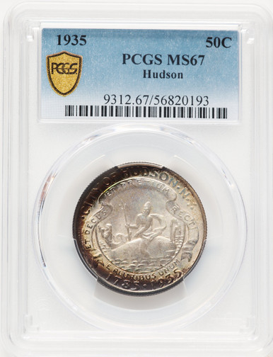 1935 50C Hudson Commemorative Silver PCGS MS67 (780397004) - LCR Coin