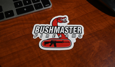 Bushmaster® Traditional Snake Logo Sticker Package (5) - Clear