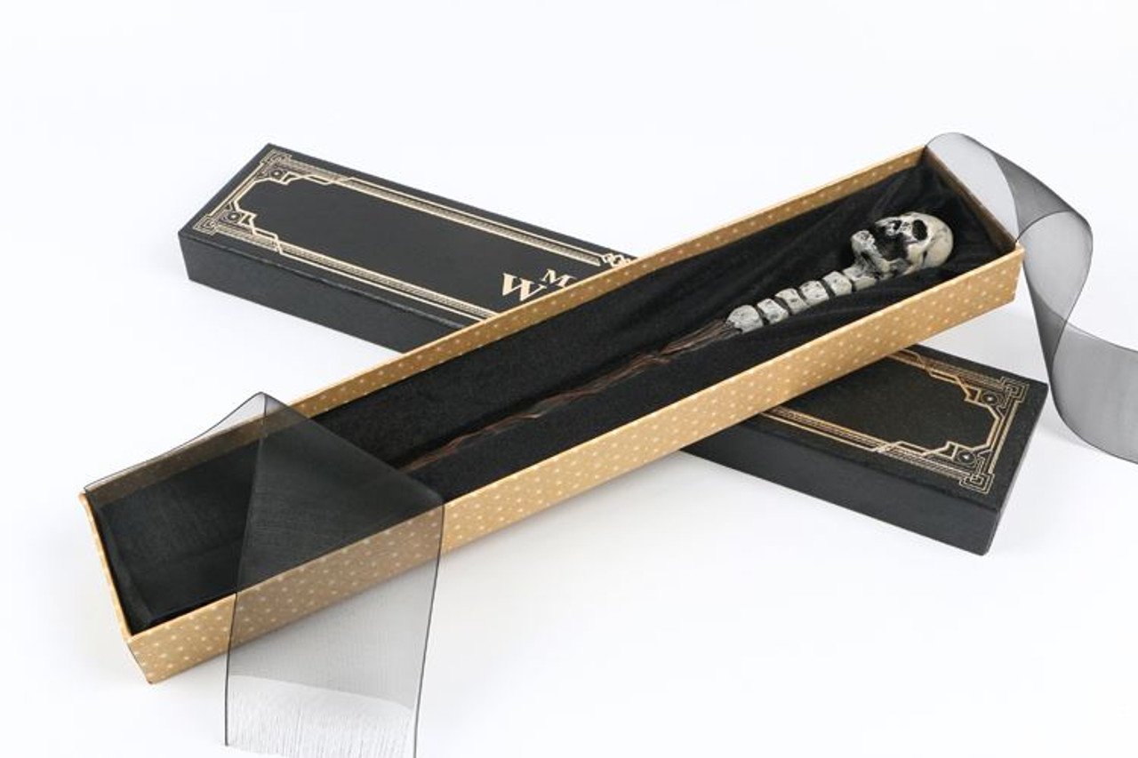 Harry Potter Wand Replica: Death Eater Skull - DistinctAndUnique