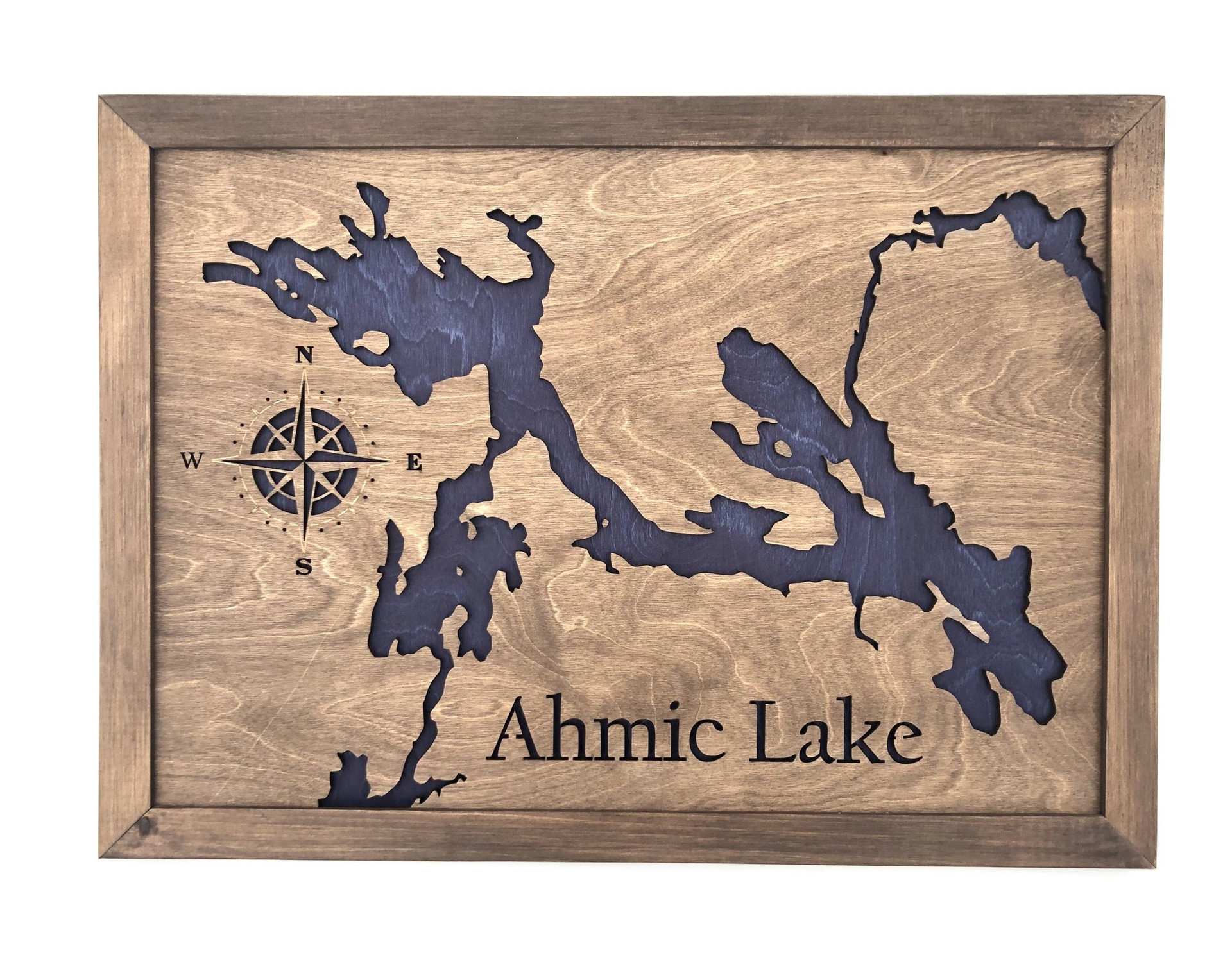 More Lake Maps of Ontario: 3D Custom Made Laser Cut and Engraved Wall ...