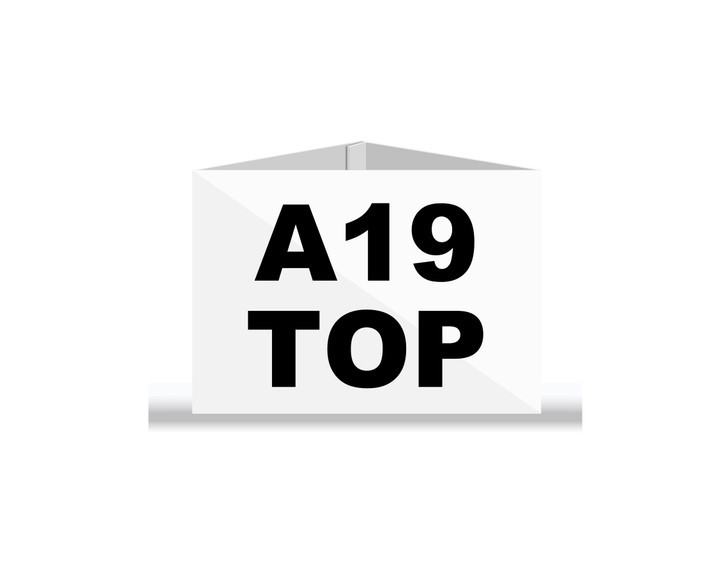 Warehouse Hanging Triangle Zone Signs - Rectangle Faced