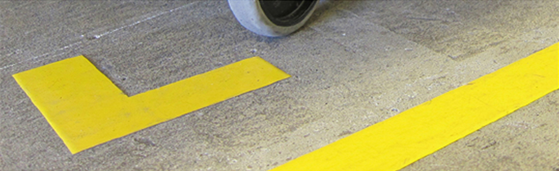 Self Adhesive Floor Marking Shapes for Pallet Location & 5s