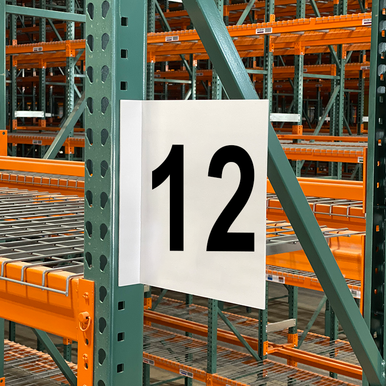 Double Sided Sign Aisle 12 Marker