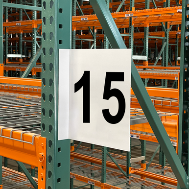 Double Sided Sign Aisle 15 Marker