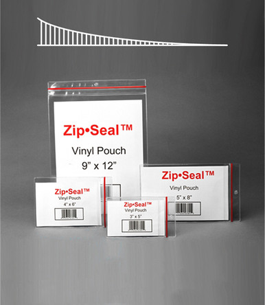 Zip Seal Pouches - Adhesive