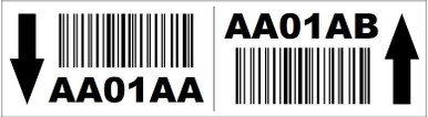 Multi-level Magnetic Location Label - 2.75" x 10"