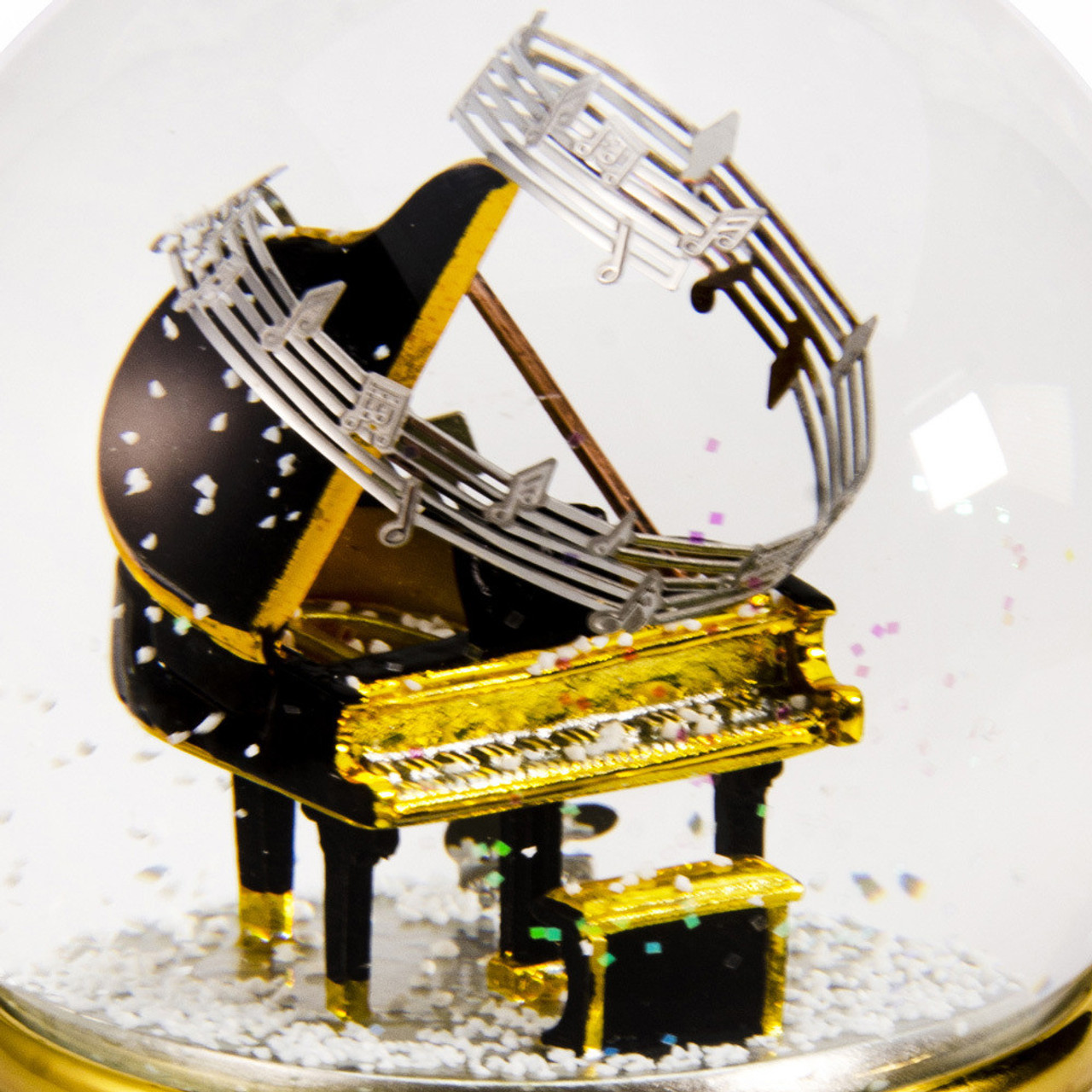 Piano Snow Globe | Explore Musical Gifts | Music Box Attic
