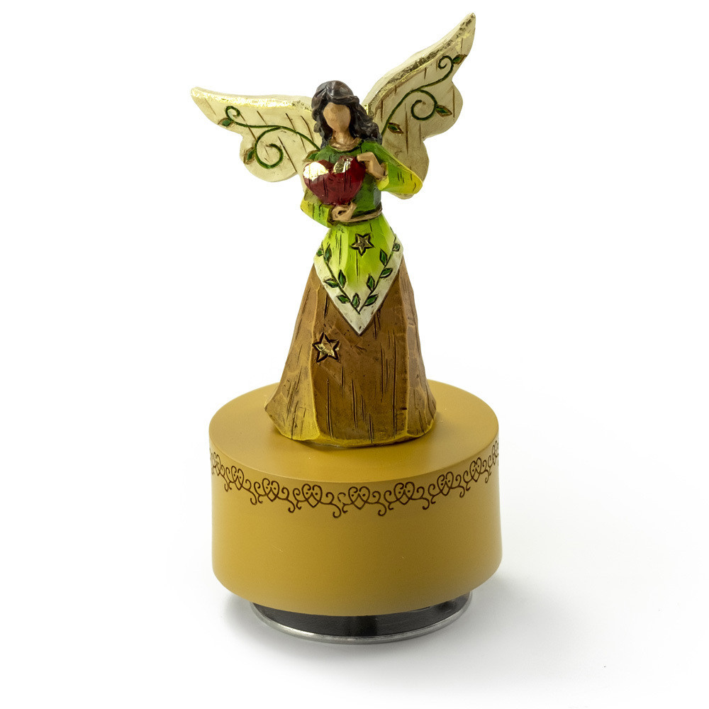 Angel Music Box | Wooden Figurine | Shop Music Box Attic