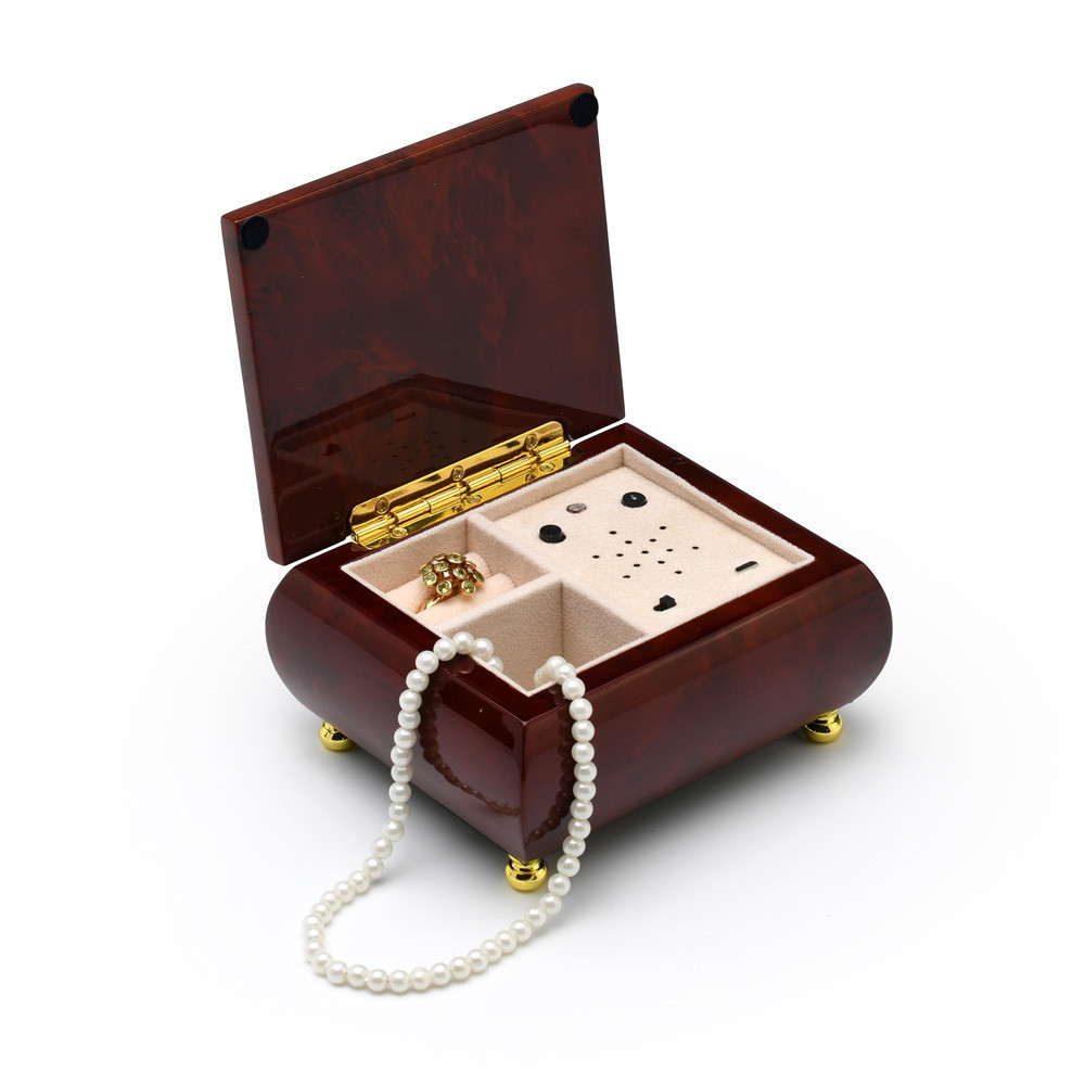 Traditional Jewelry Box | Mahogany | Shop Music Box Attic
