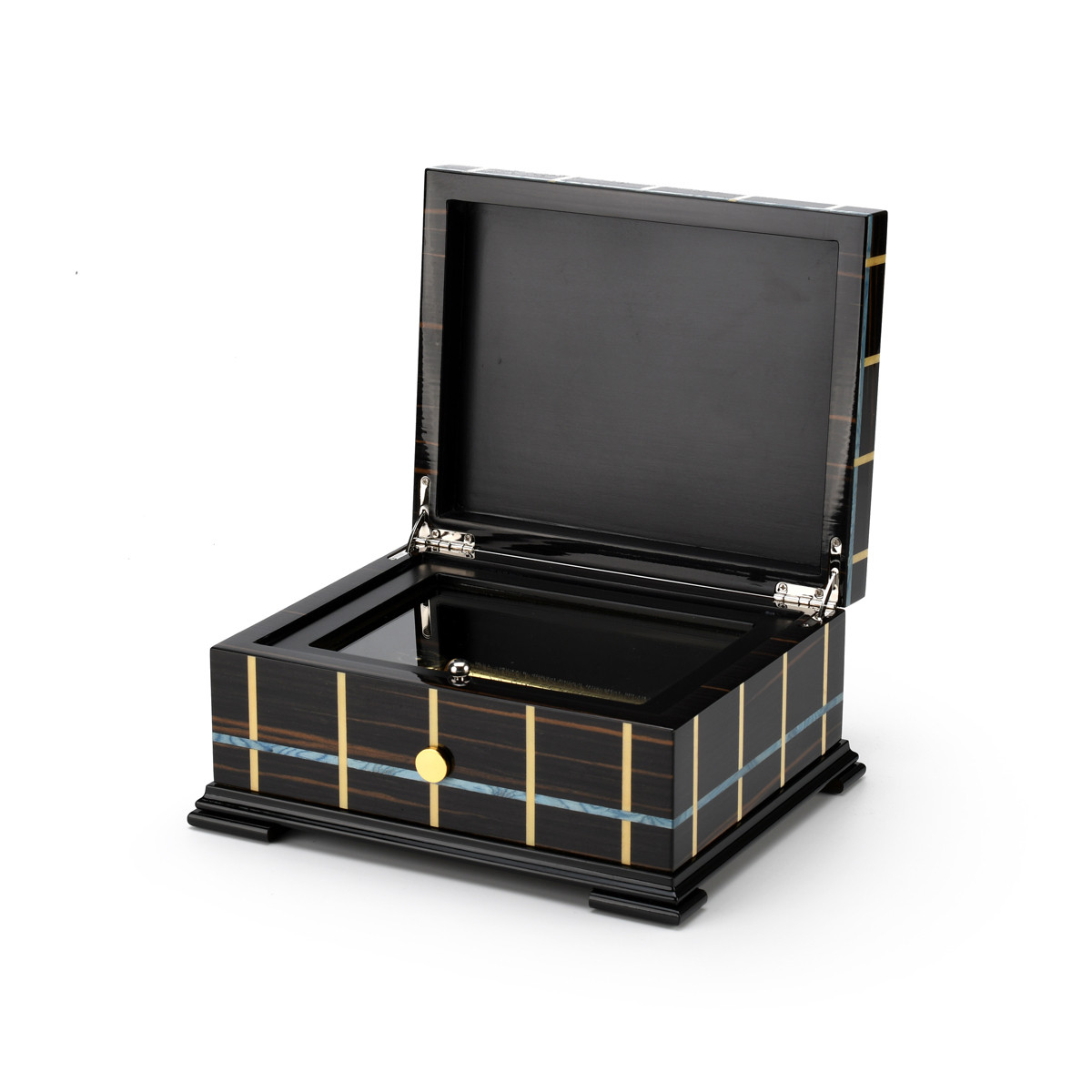 Contemporary Reuge Swiss 72 Note Italian Sorrento Music Box Modern ...