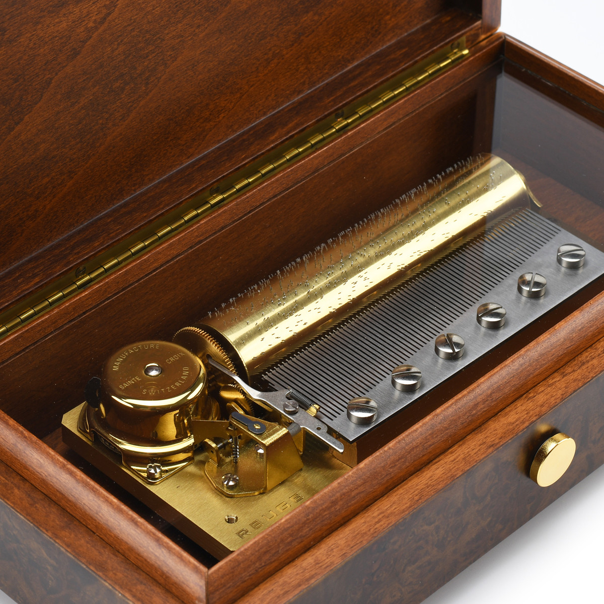 Rare 72 Note "Frederic Chopin" with Gold Leaf Accents Music Box ...