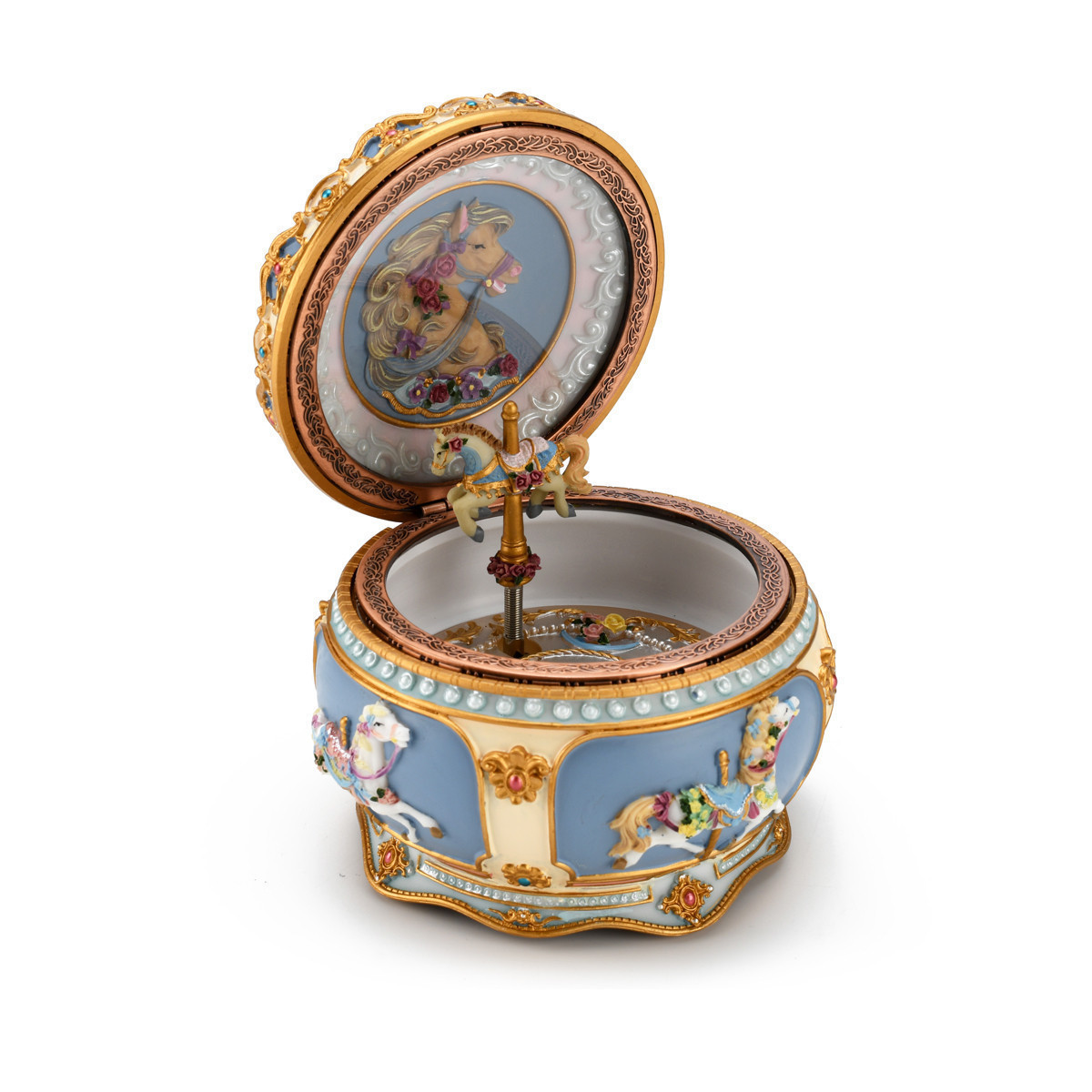 Musical Carousel Box | Custom Songs | Music Box Attic