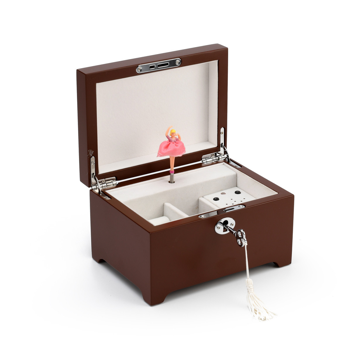 Ballerina Music Box With Lock & Key | Music Box Attic
