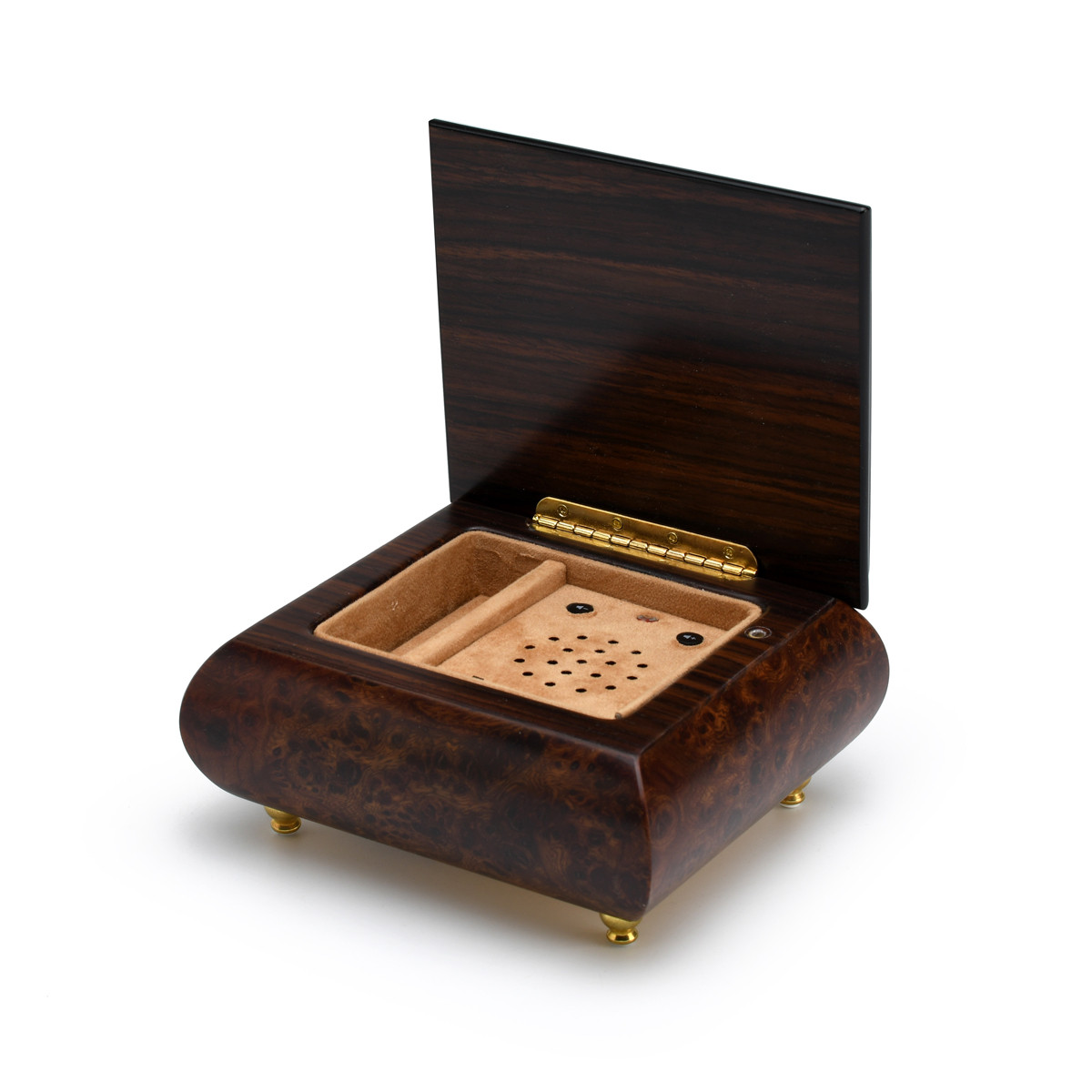 Adorable Custom Sound Module Music Box with Floral Themed Inlay ...