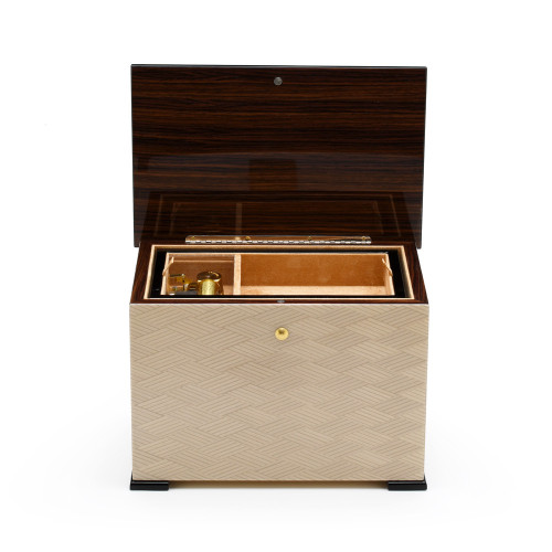 Handcrafted Italian Art Deco Inspired 36 Note Musical Jewelry Box ...