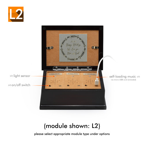 Custom Music Picture Frame Box - Comes with 3 Custom Sound Modules, 3 ...