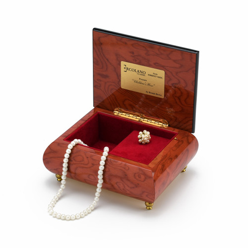 Handcrafted Ercolano Music Box Featuring "Children's Hour" by Brenda ...