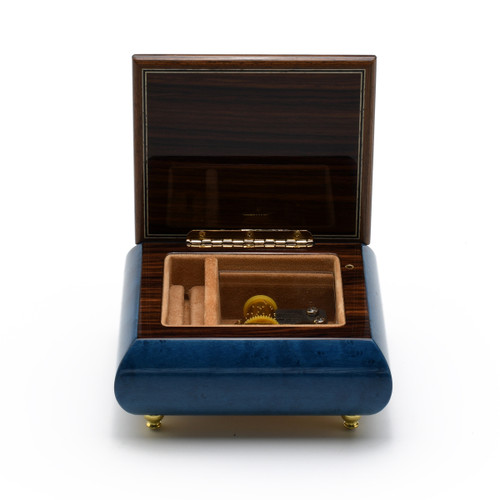 Inspiring 23 Note Royal Blue Music Theme with Violin Wood Inlay Music ...