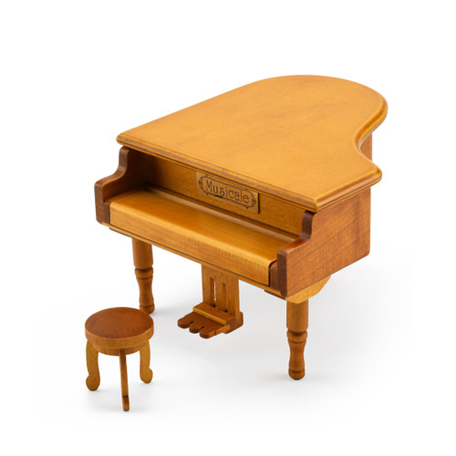 Wood Tone Miniature Custom USB Sound Module Piano Music Box ...