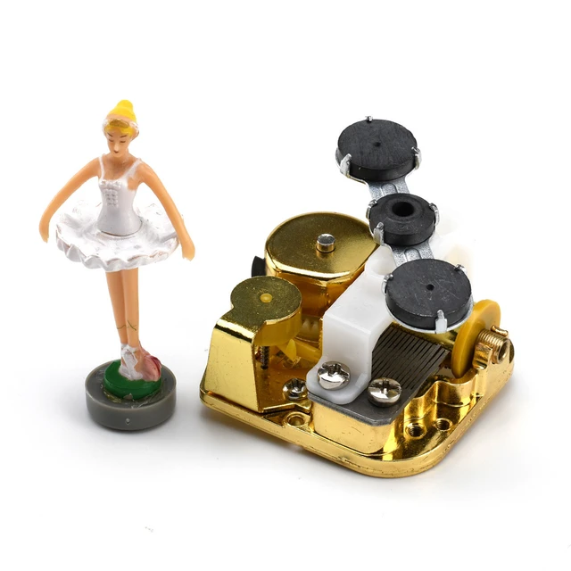 18 Note Mechanical Movement with Magnetic Ballerina Kit - MusicBoxAttic.com
