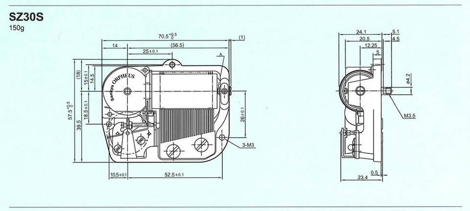 30-Note Music Box Movements | Mechanical | Music Box Attic