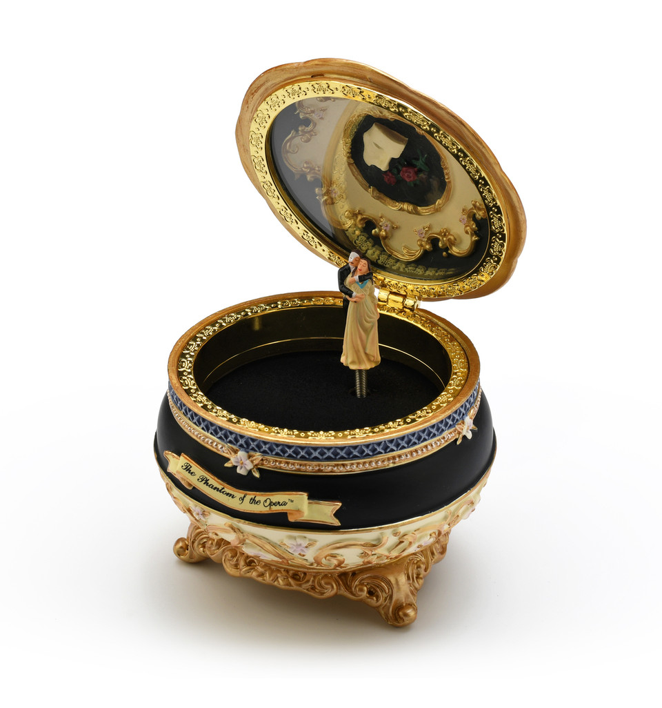 Phantom and Christine 18 Note Musical Trinket Box Collectible ...