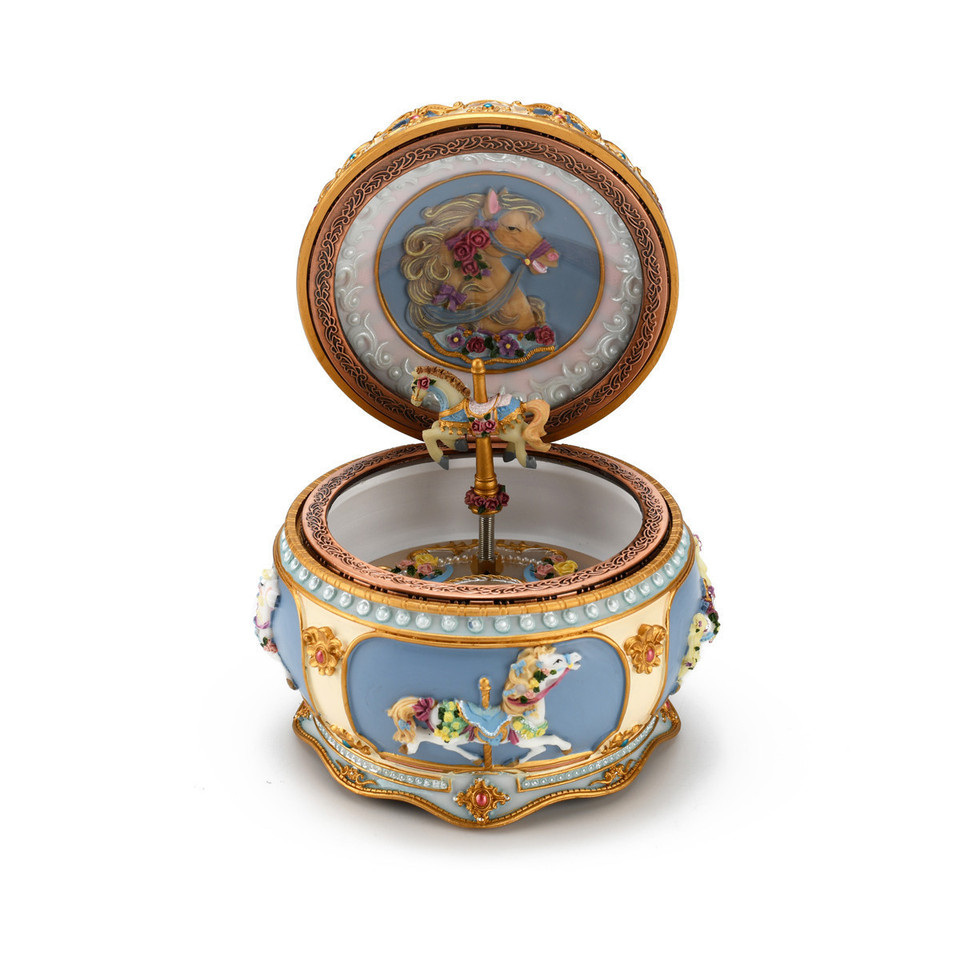 Musical Carousel Box | Custom Songs | Music Box Attic