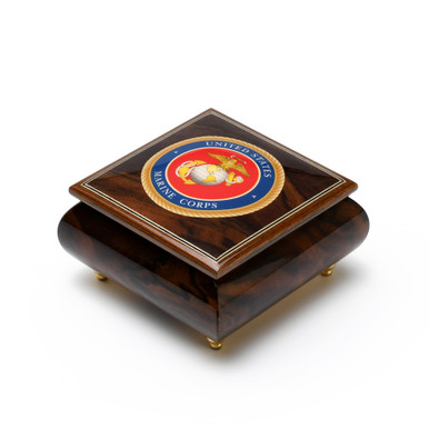 Made In Italy Handcrafted United States Marine Corps Insignia Patriotic ...