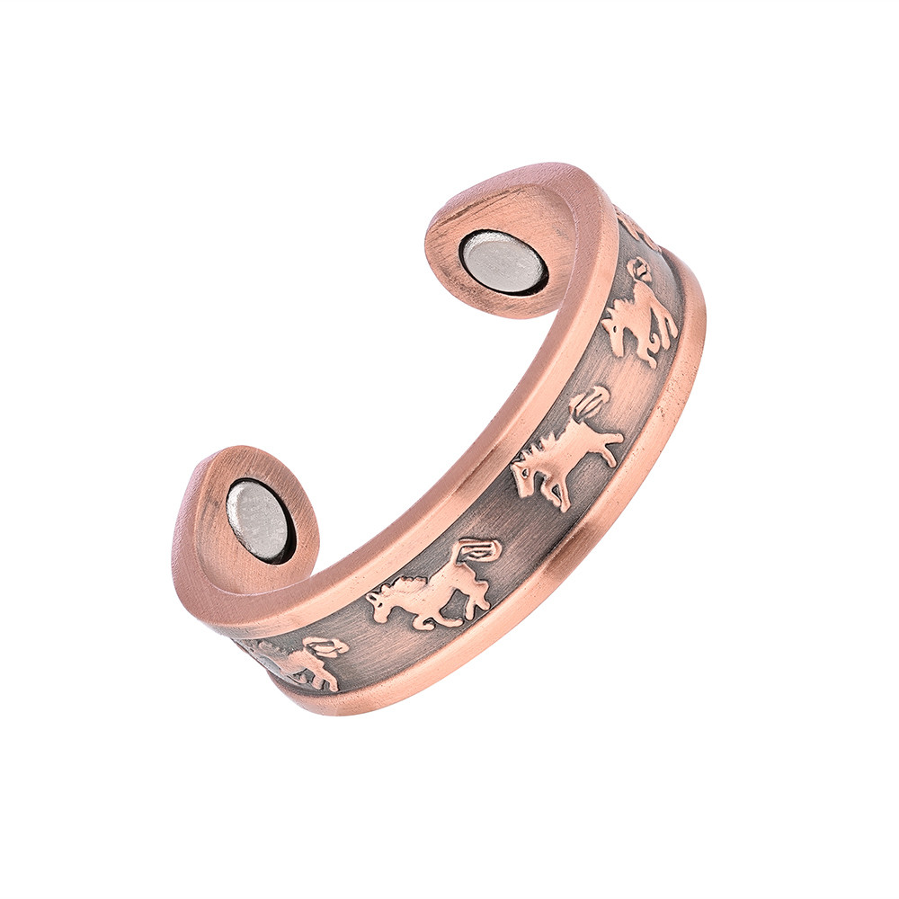 Copper Magnetic Therapy Rings - Magnet Rings For Arthritis For Men & Women