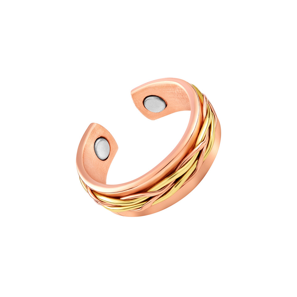 Copper Magnetic Therapy Rings - Magnet Rings For Arthritis For Men & Women