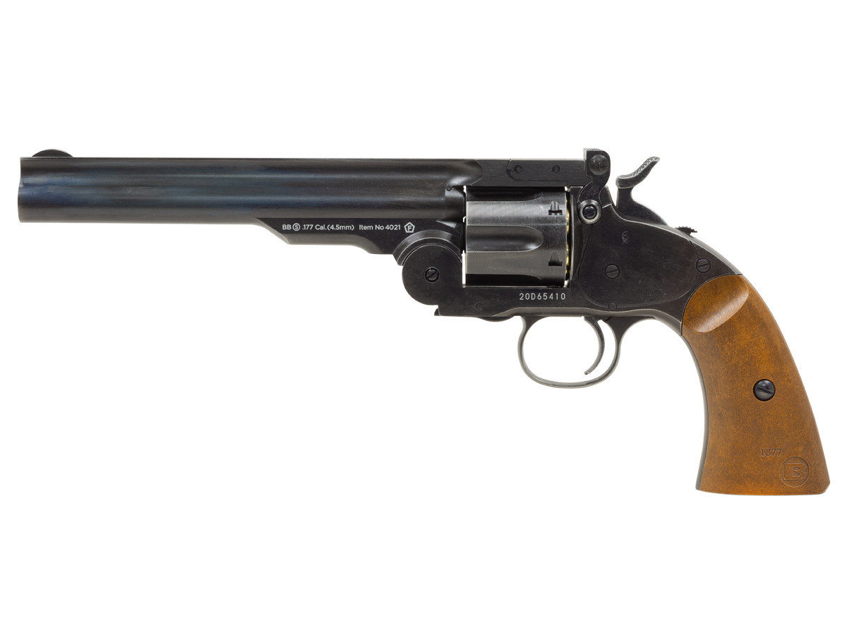 Barra Schofield No.3 Aged CO2 BB Revolver, Full Metal - Airgun Megastore