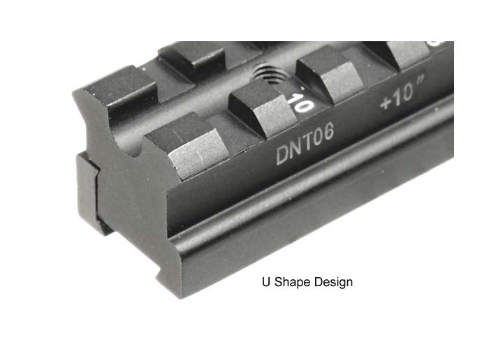 UTG Drooper Scope Rail, 11mm-to-Weaver Adapter, Compensates for Droop ...