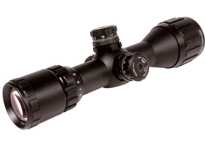 UTG 3-9x32AO Compact CQB Bug Buster Rifle Scope, Illuminated Mil-Dot ...