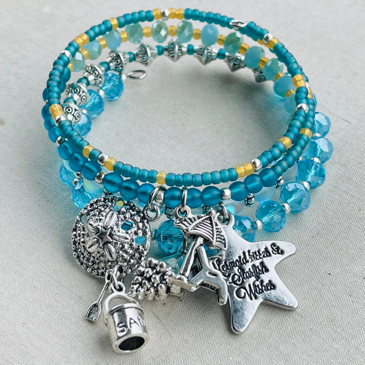 Bejeweled Memories Bracelet DIY Jewelry Kit Memory Wire Per Kit - Dry ...