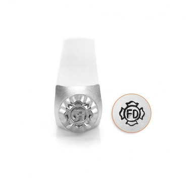 6mm Fire Department Patch Design Metal Stamp ImpressArt Letter Punch ...