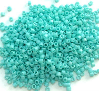 Matte Opaque Sea Opal AB Size 11/0 Delica Seed Beads Per Tube - Dry ...