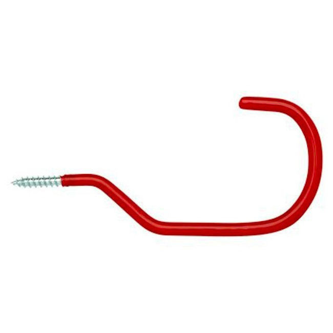 Liberty 085-03-3260 6 Piece Red Vinyl Coated Storage Hooks